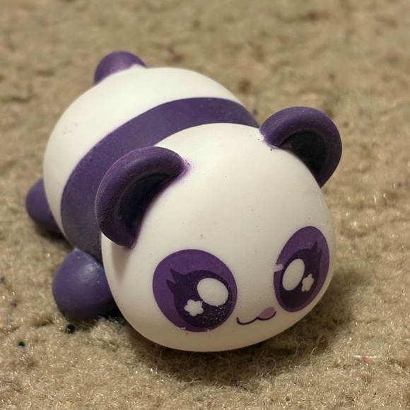 Toys | Nwot Squishy Purple And White Aphmau Panda Fidget Toy | Poshmark